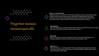 Filosofi Manusia | PPTX