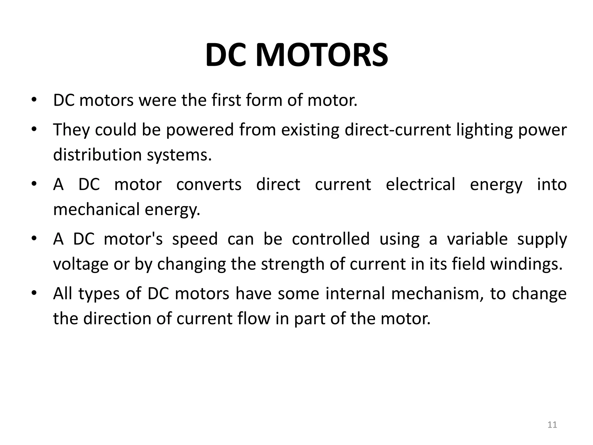 Electric drive systems in Robotics | PPTX