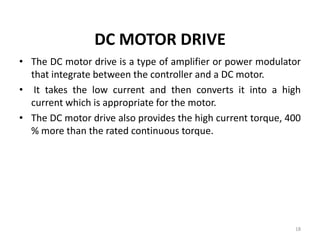 Electric drive systems in Robotics | PPTX