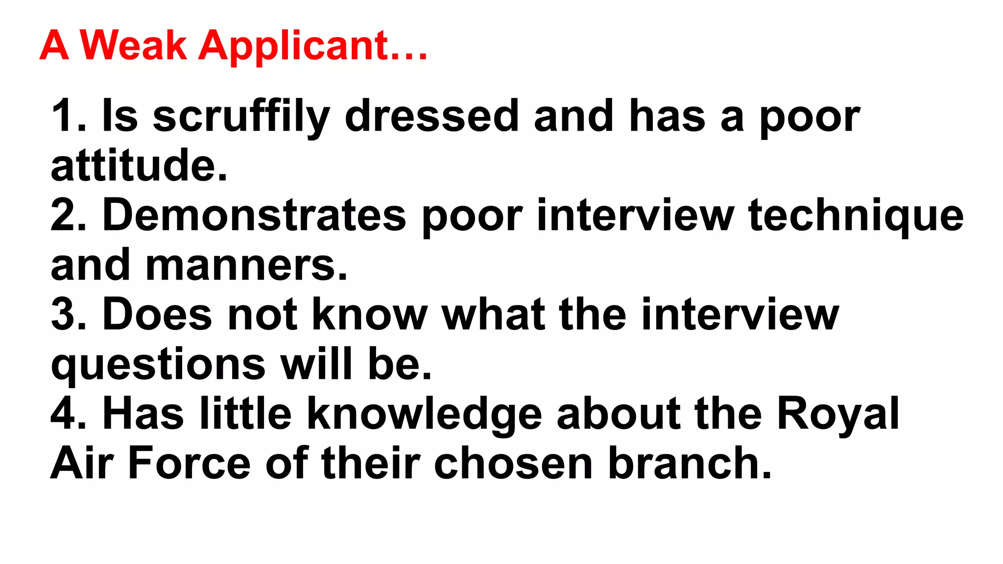 RAF Interview Questions and Answers | PPTX