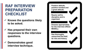 RAF Interview Questions and Answers | PPTX