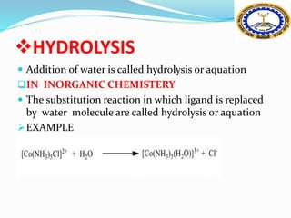BASE HYDROLYSIS AND FACTOR EFFECTING EFFECTING BASE HYDROLYSIS | PPTX