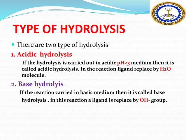 BASE HYDROLYSIS AND FACTOR EFFECTING EFFECTING BASE HYDROLYSIS | PPTX ...