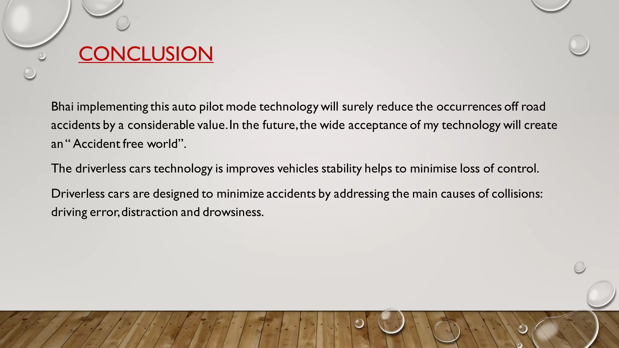 DRIVERLESS CAR PPT PRESENTATION | PDF