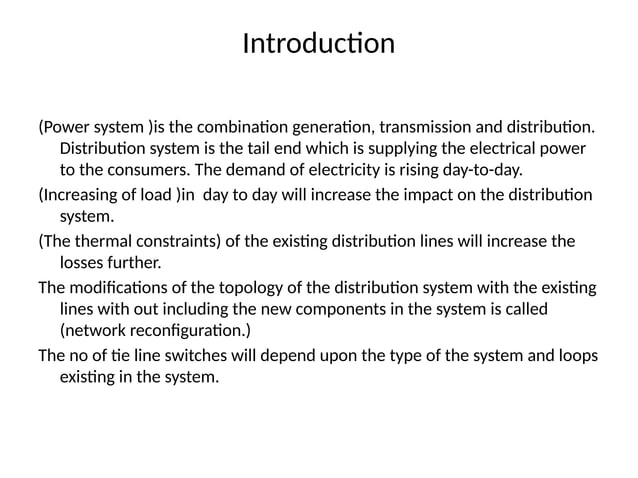 optimalplacement of distributed generators.pptx