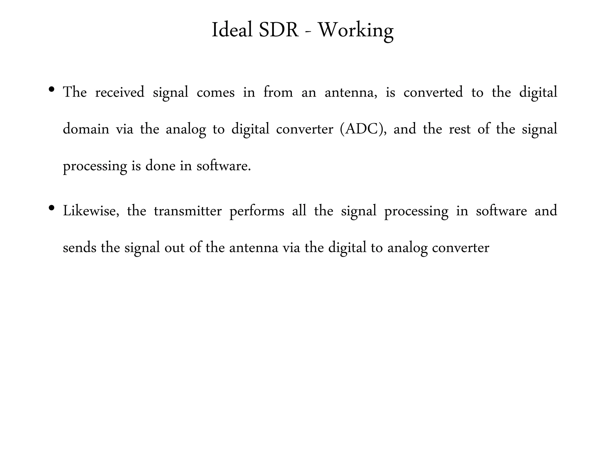 Unit 1 Introduction To Software Defined Radios Pptx Operating Systems Computer Software