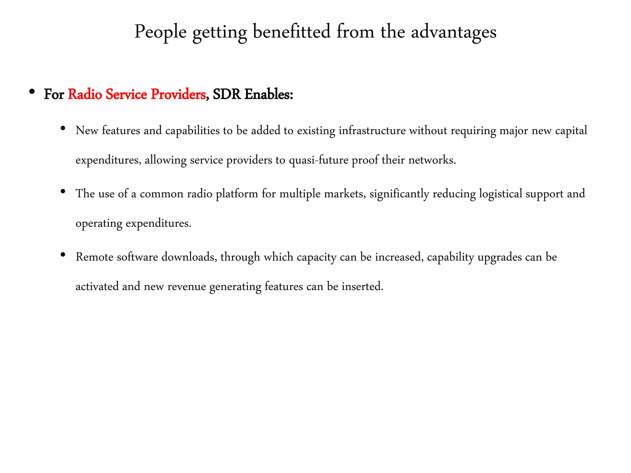 Unit 1 Introduction To Software Defined Radios Pptx Operating Systems Computer Software