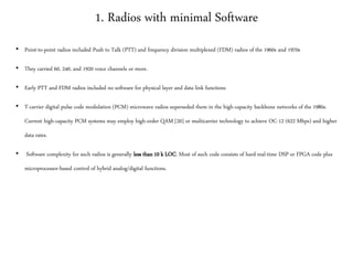 Unit 1 introduction to software defined radios | PPTX
