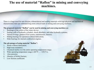 Antifriction material Raflon | PPTX