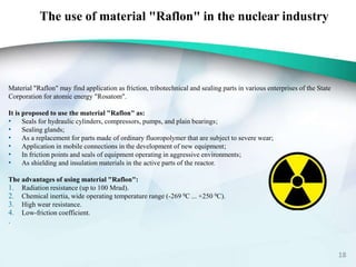 Antifriction material Raflon | PPTX
