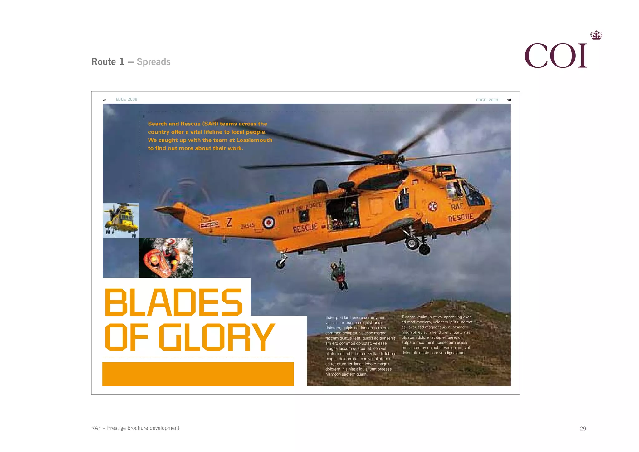 RAF Prestige Brochure Presentation | PPT