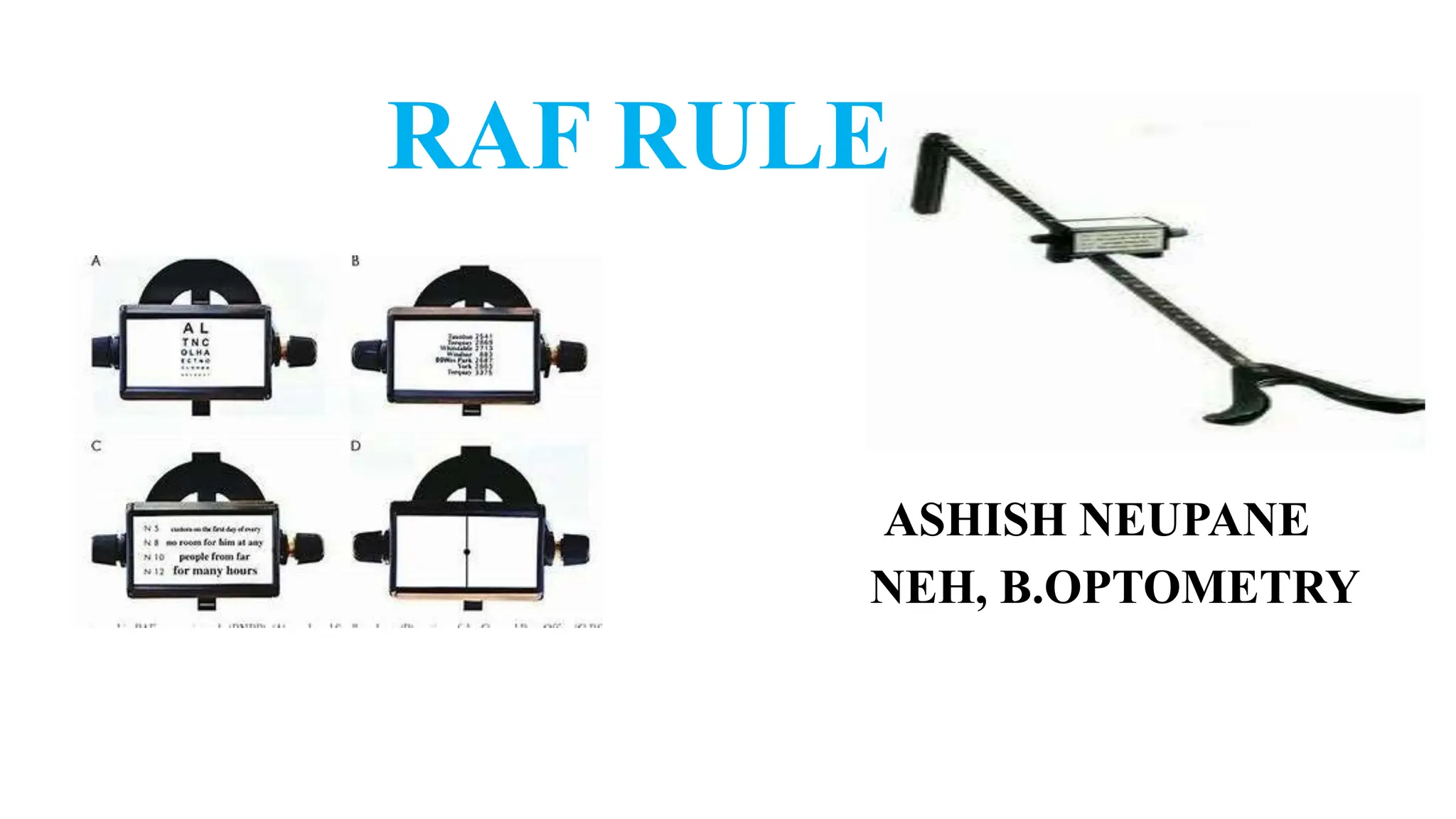 RAF RULE FOR CALCULATING NEAR POINT OF ACCOMMODATION AND NEAR POINT OF ...