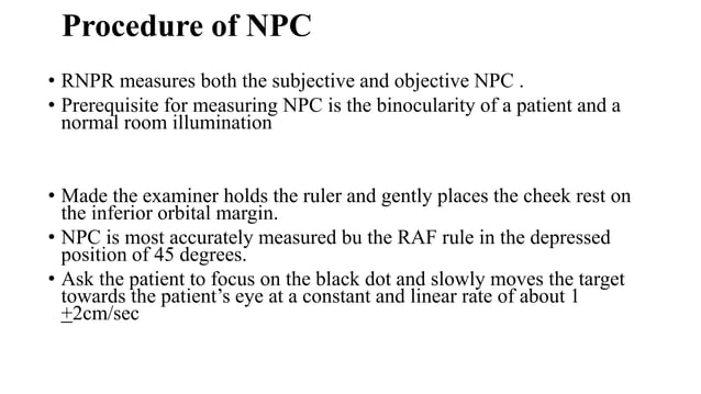 RAF RULE FOR CALCULATING NEAR POINT OF ACCOMMODATION AND NEAR POINT OF ...
