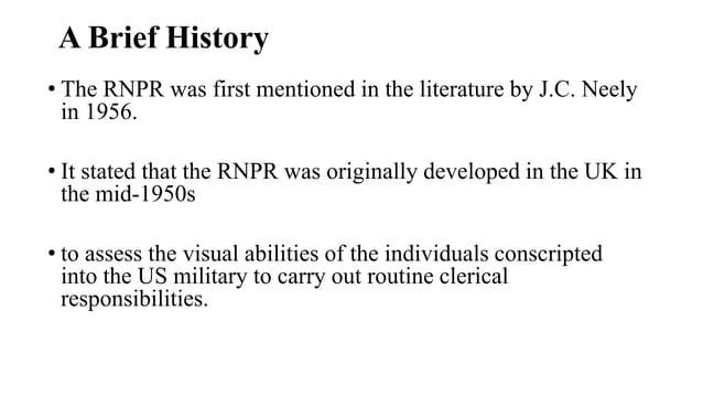 RAF RULE FOR CALCULATING NEAR POINT OF ACCOMMODATION AND NEAR POINT OF ...