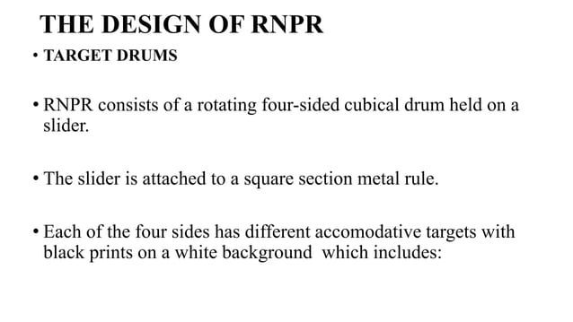 RAF RULE FOR CALCULATING NEAR POINT OF ACCOMMODATION AND NEAR POINT OF ...