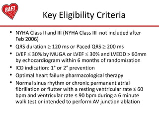 AHA: RAFT Trial | PDF