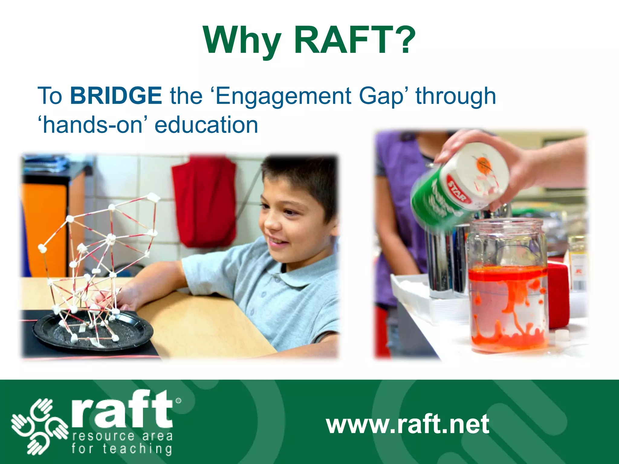 RAFT - IEEE GOLD Volunteer Information Evening Nov 2013 | PPT