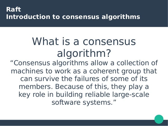 Introduction To Raft Algorithm
