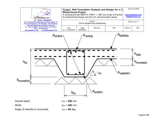 Sachpazis: Raft Foundation Analysis and Design for a two Storey House ...