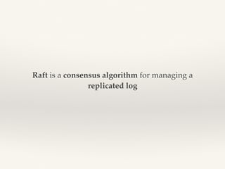 Raft in details | PPT