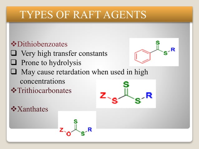 Raft polymerization | PPTX | Chemistry | Science