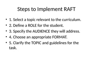 RAFT_Strategy_Fostering_Thinking_Skills.pptx