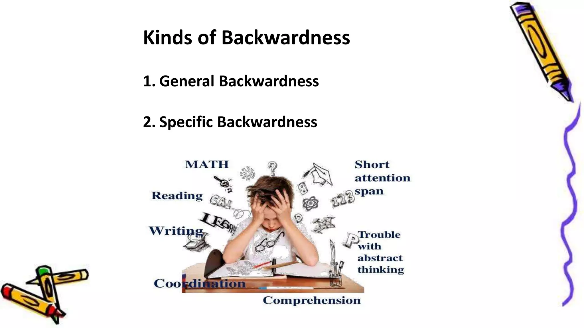 presentation on slow learner or backward children | PPTX