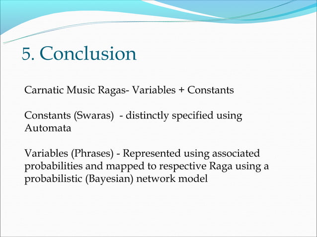 Raga Identification In Carnatic Music | PPT