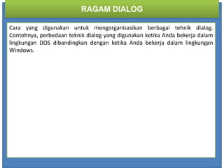 Ragam dialog | PPTX