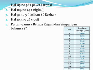 Ragam dan-simpangan-baku | PPTX