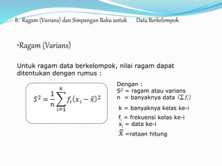 Ragam dan-simpangan-baku | PPTX