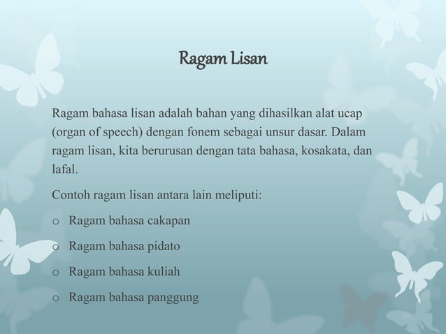 Ragam bahasa | PPT