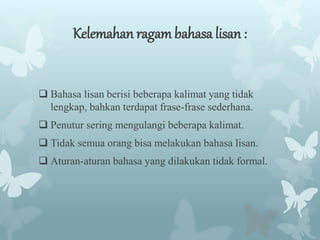 Ragam bahasa | PPT