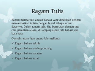 Ragam bahasa | PPT