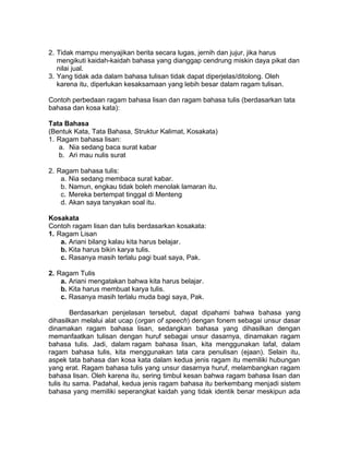 Ragam Bahasa.docx indonesia untuk epalajar dan umum | PDF