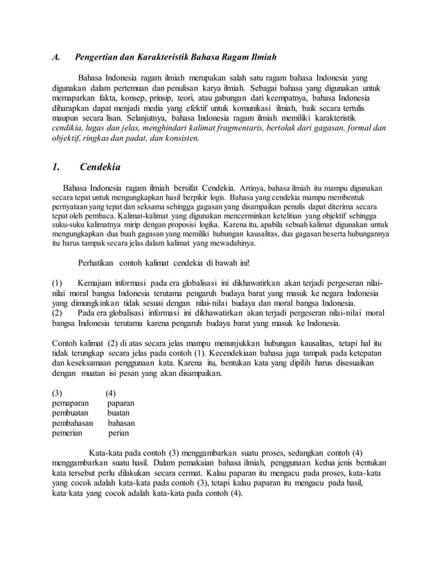 Ragam bahasa ilmiah | DOCX