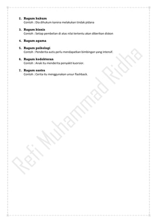 Ragam bahasa indonesia | PDF