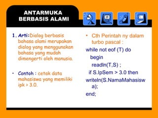 Tugas IMK : Ragam Dialog | PPT