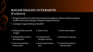 Ragam dialog | PPTX