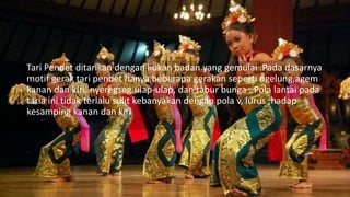 Ragam gerak dan pola lantai tari pendet | PPT