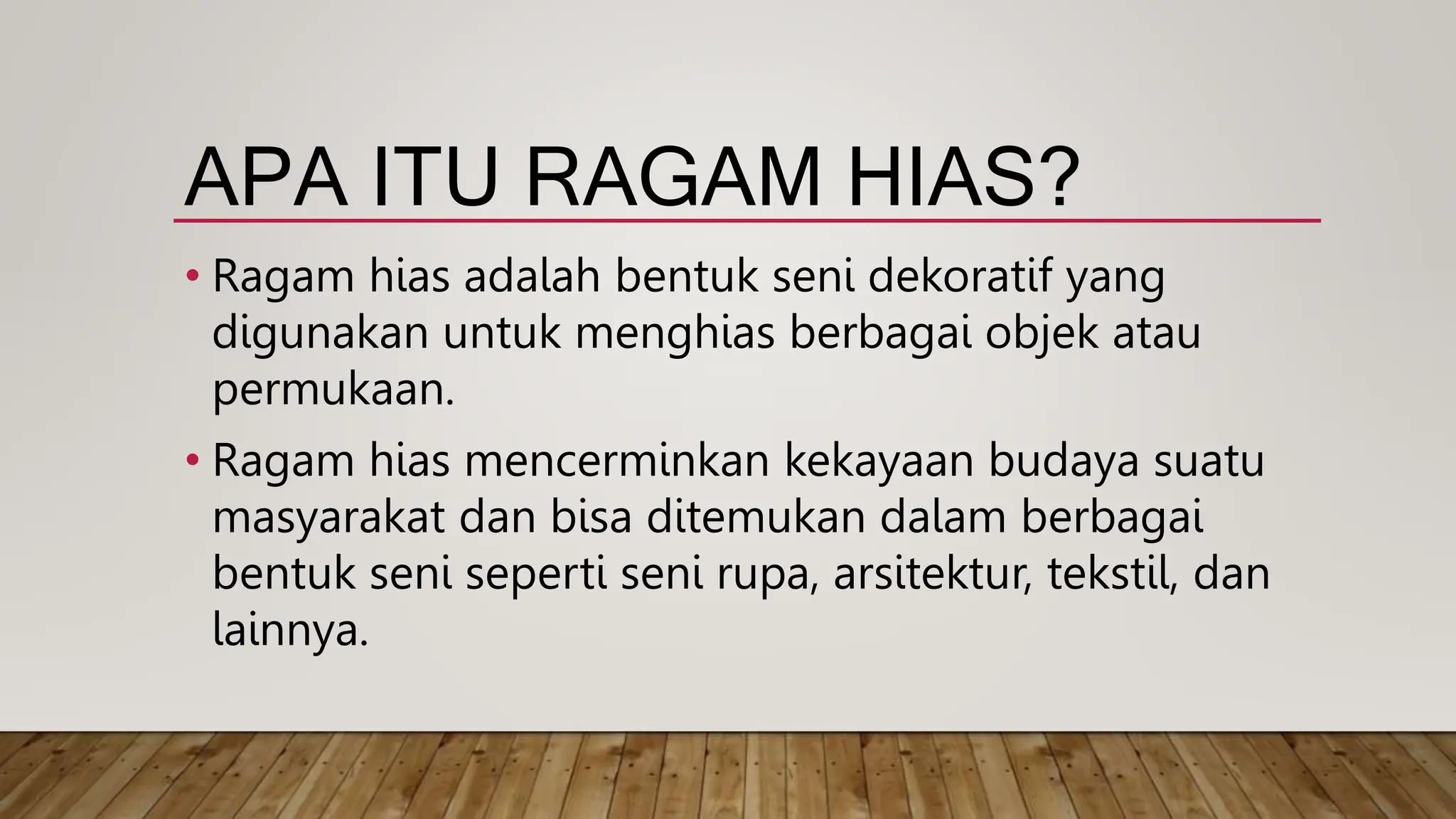 Ragam Hias Materi Seni Budaya SMP Kelas 7 | PPTX