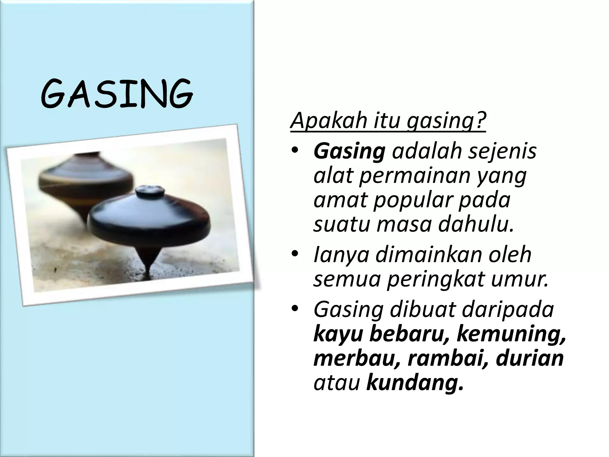 Ragam Hias Permainan Tradisional (Gasing) | PPTX