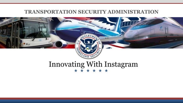 TSA: Innovating With Instagram | PPT