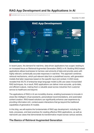 RAG App Development and Its Applications in AI.pdf