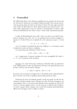 Codici di Reed-Solomon | PDF