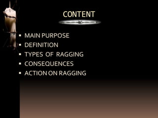 Ragging | PPTX | Debated Sensitive Social Issues | Sensitive Topics