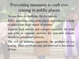 RAGGING,EVE TEASING & CORRUPTION | PDF | Crime & Harmful Acts to Individuals, Society & Human ...