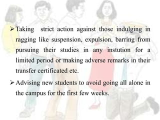 RAGGING,EVE TEASING & CORRUPTION | PDF