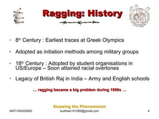Ragging In India | PPT