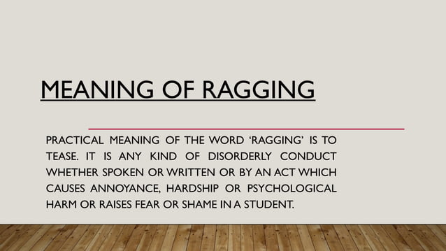 Ragging in india a thourouly research .pptx